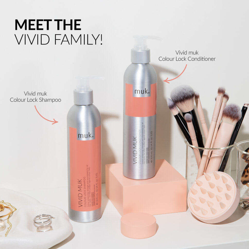 Vivid muk Colour Lock Conditioner 300ml - muk haircare