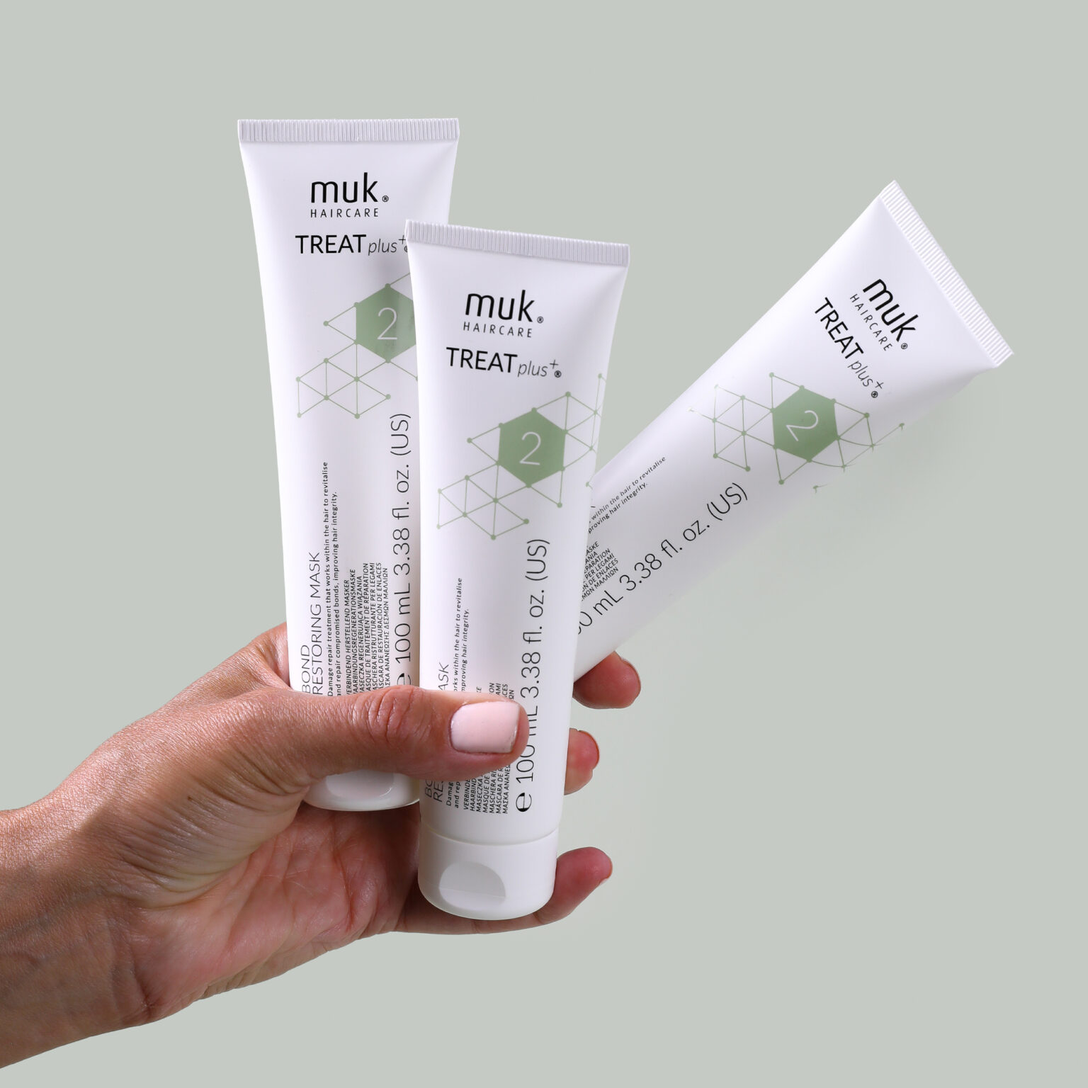 muk Treat plus+ Bond Restoring Mask 100ml - muk haircare