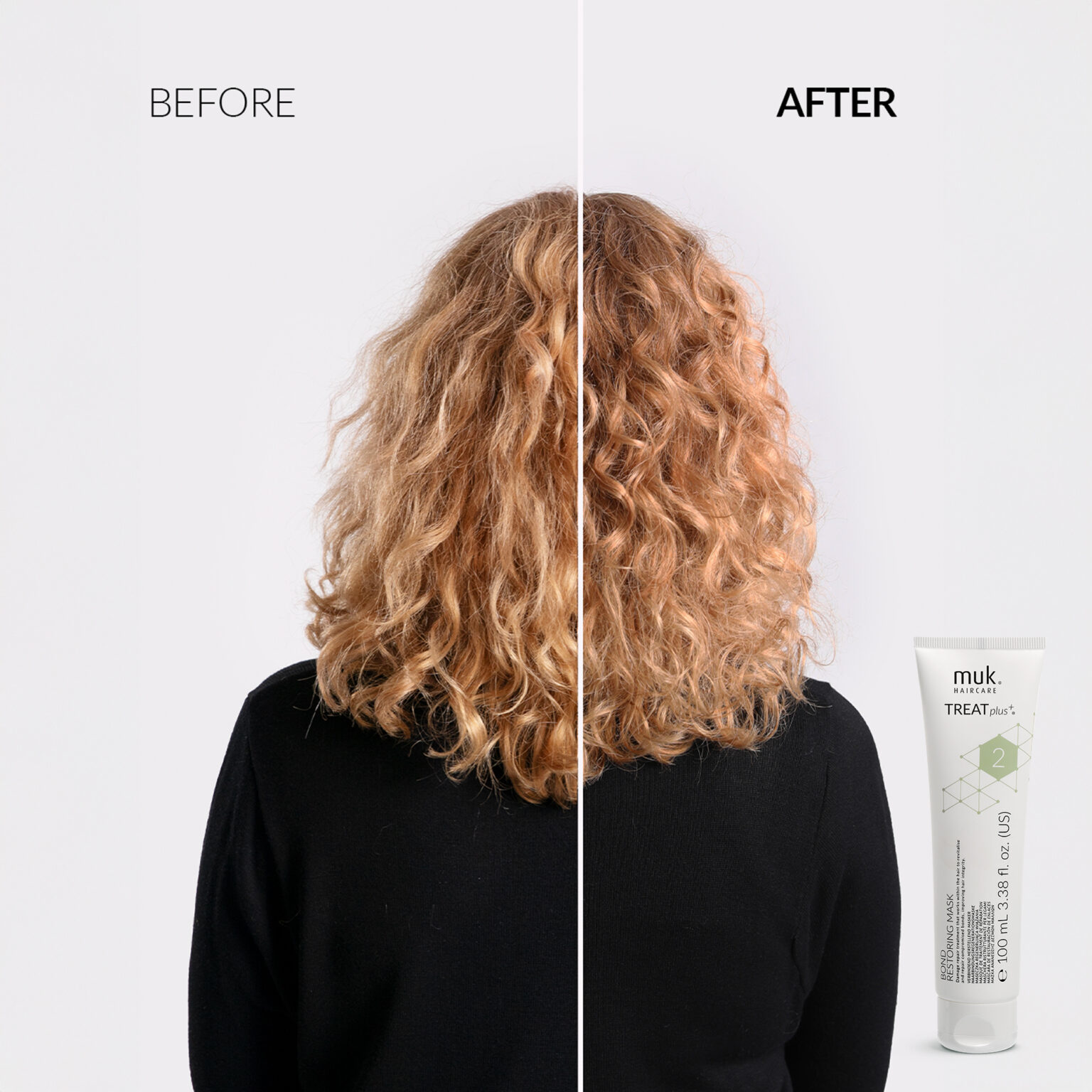 muk Treat plus+ Bond Restoring Mask 100ml - muk haircare