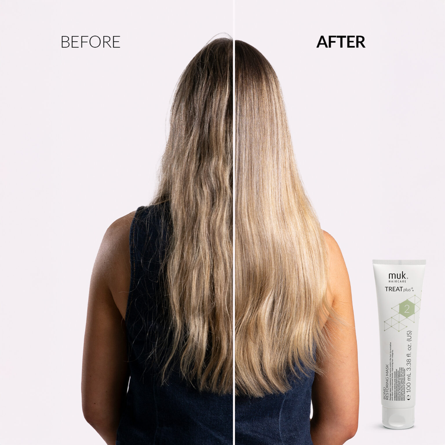 muk Treat plus+ Bond Restoring Mask 100ml - muk haircare